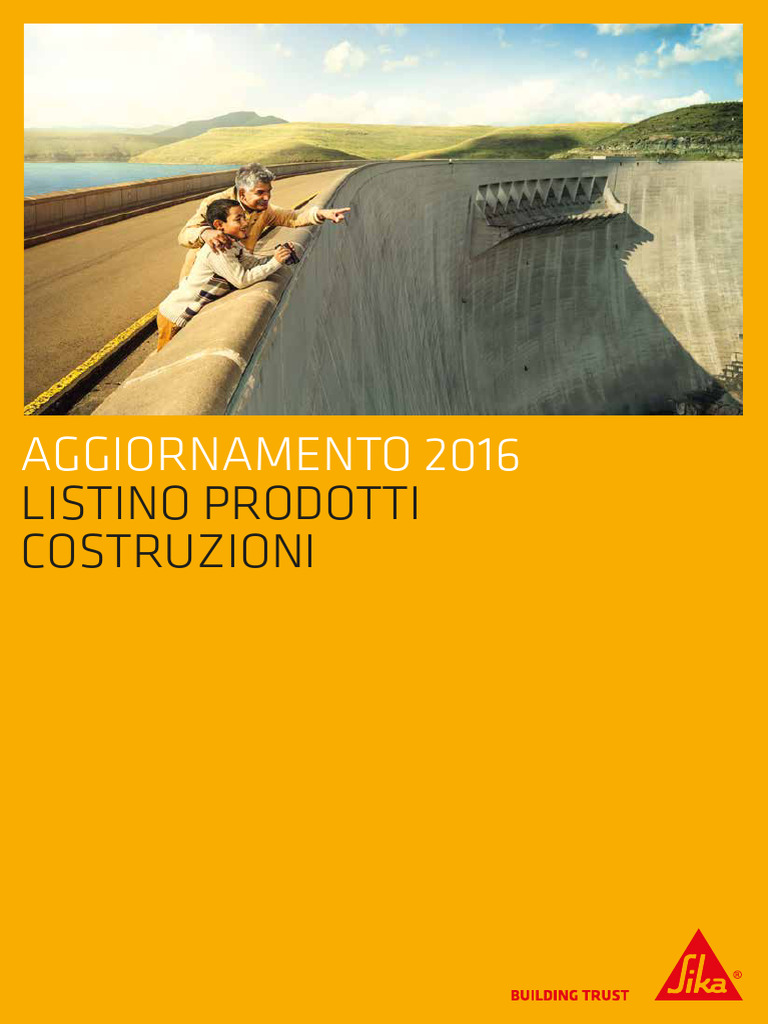 Aggiornamento Listino Sika 2016 | PDF