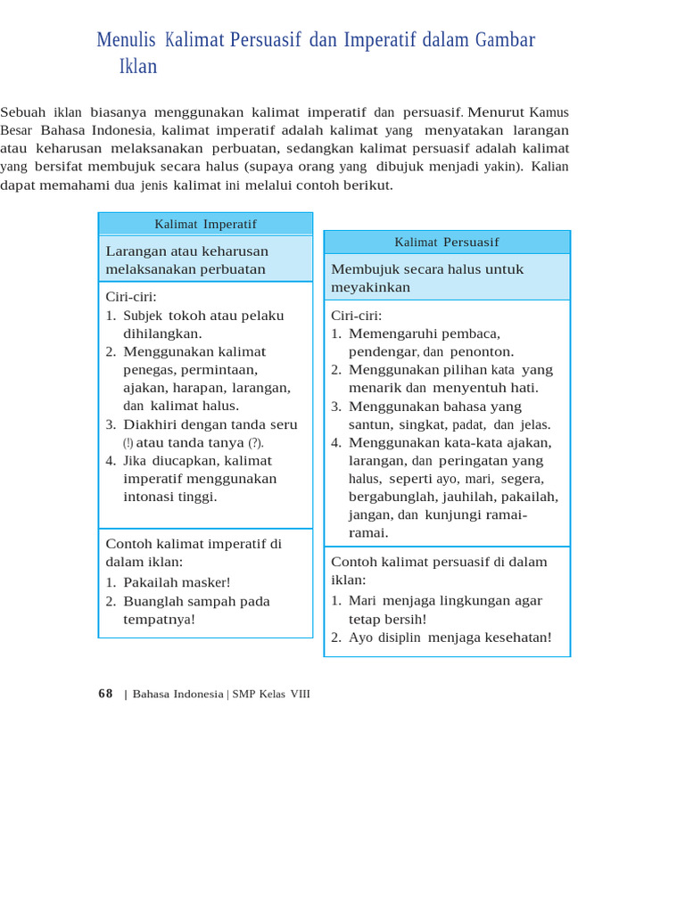 Kalimat Persuasif dan Imperatif dalam Iklan | PDF