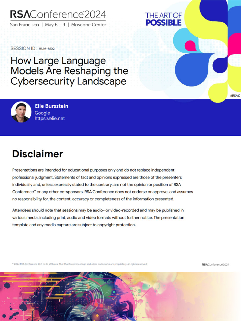 2024 USA24 HUM M02 0l How Large Language Models Are Reshaping The Cybersecurity Landscape ...