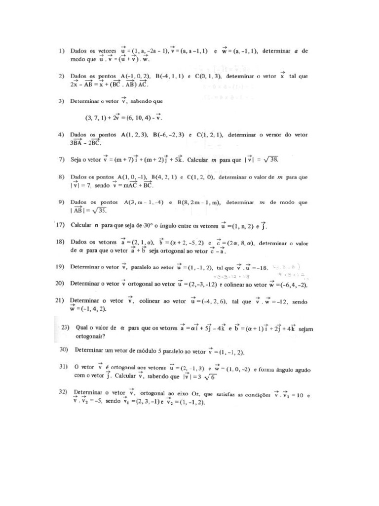 lista_de_atividades_2_GA | PDF