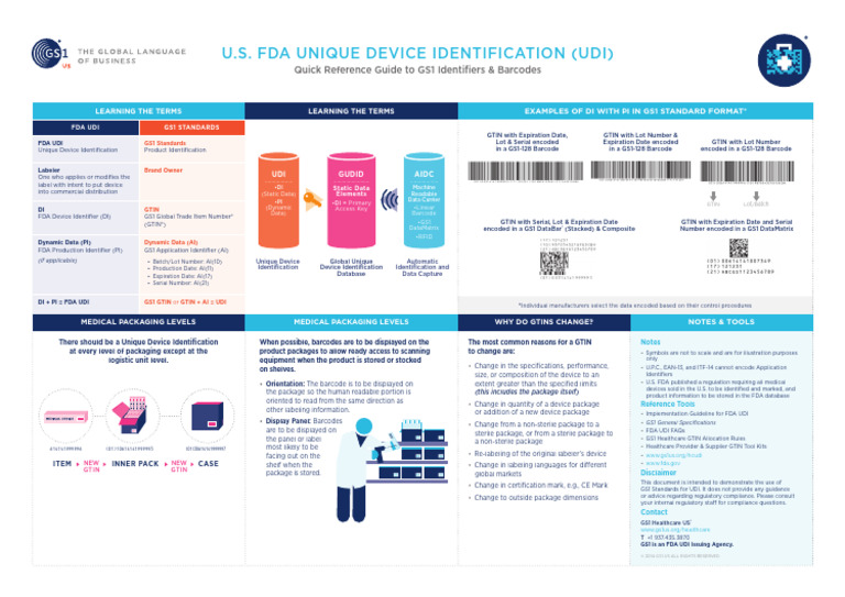 gs1 Us Udi | PDF