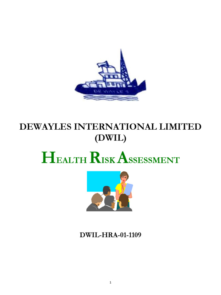 Health Risk Assessment Rev2.1 2023 | PDF
