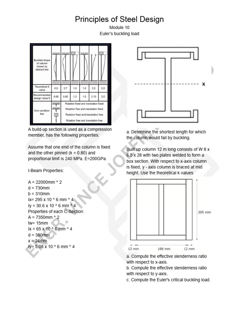 Steel Design Module 10 | PDF