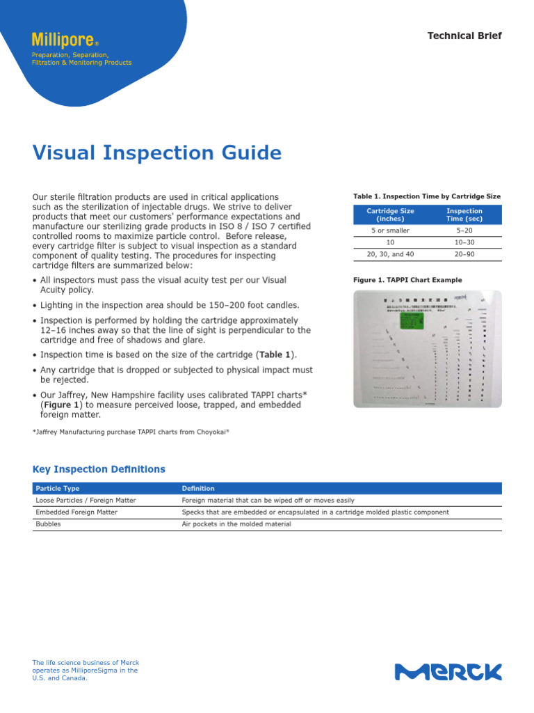 Visual Inspection Guide Tb131600en MK | PDF