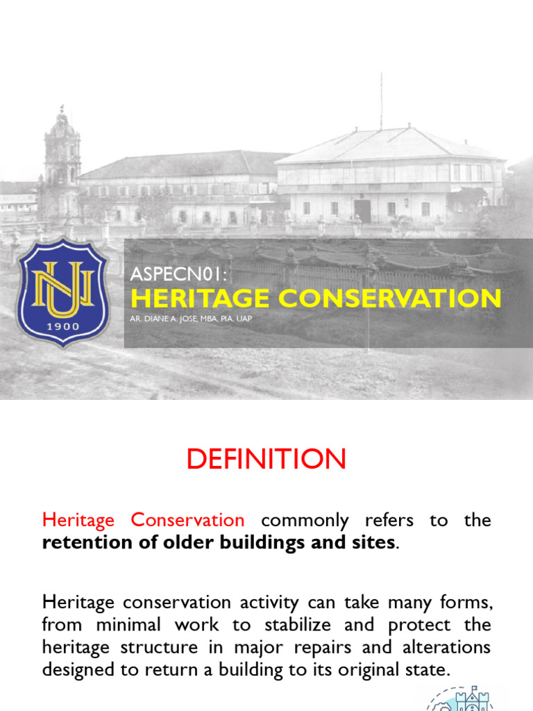 Aspecn01 Lec 03 Heritage Conservation | PDF
