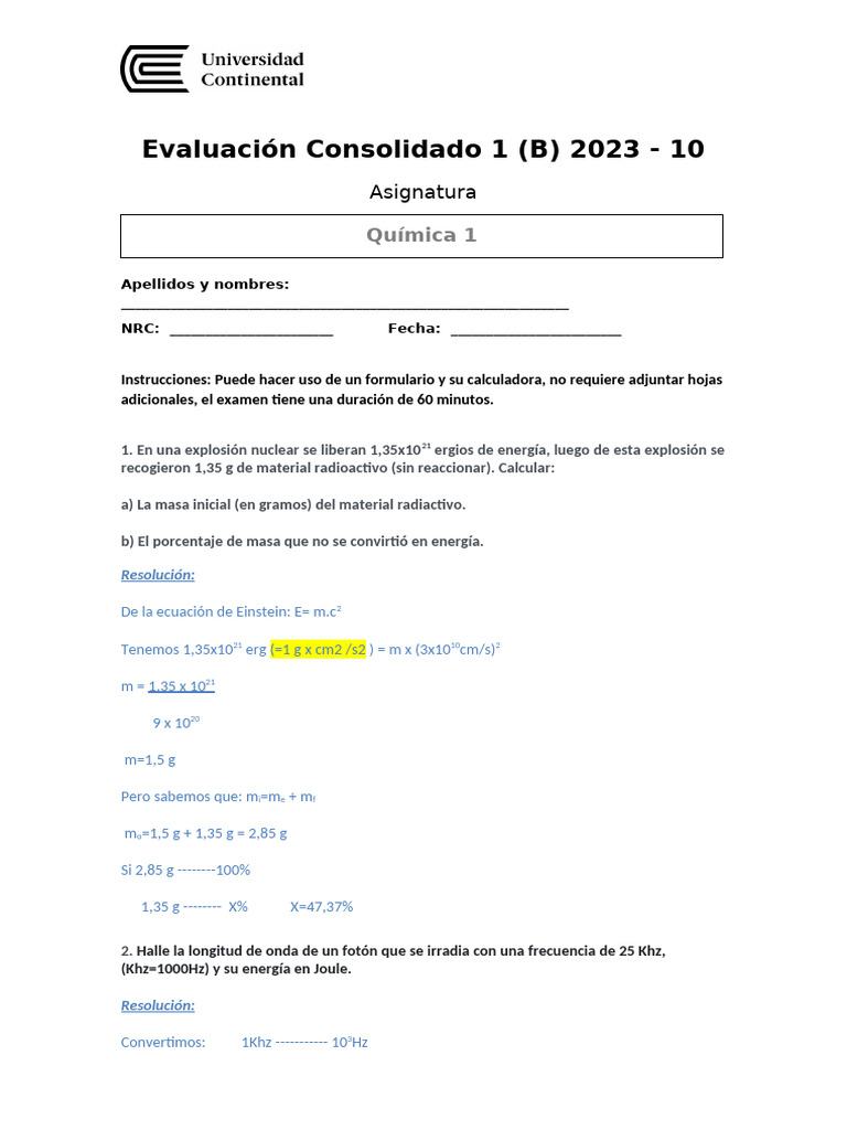 Retroalimentación Evaluación Consolidado 1 2023 10 B | PDF