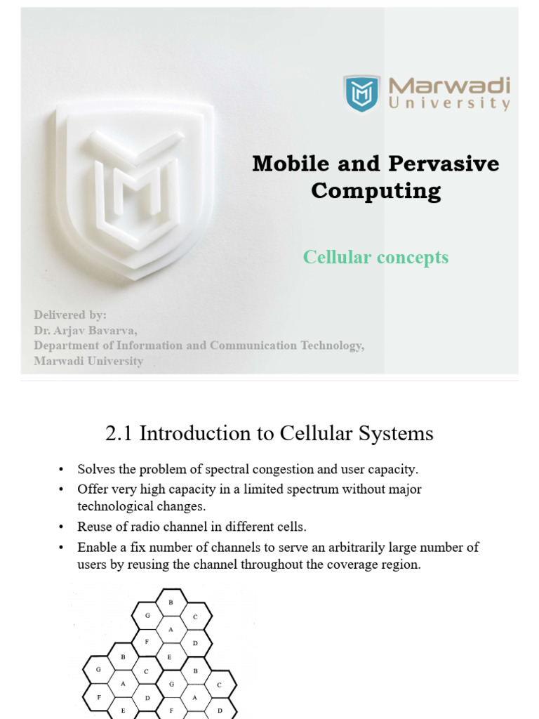 Cellular Concept | PDF