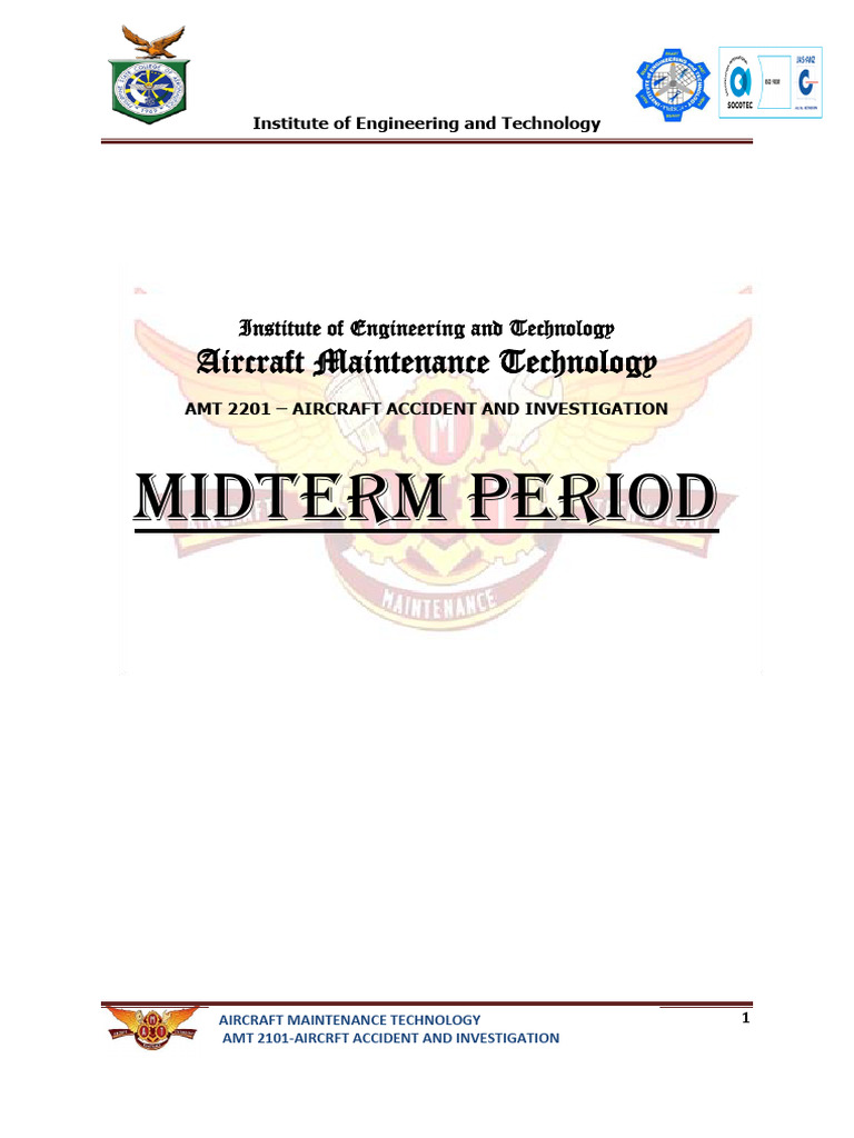 Midterm Module I Investigation Process and Wreckage Investigation 2 | PDF