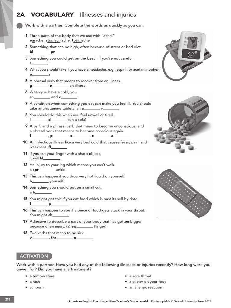 AEF4 Vocabulary Review 1-5 | PDF