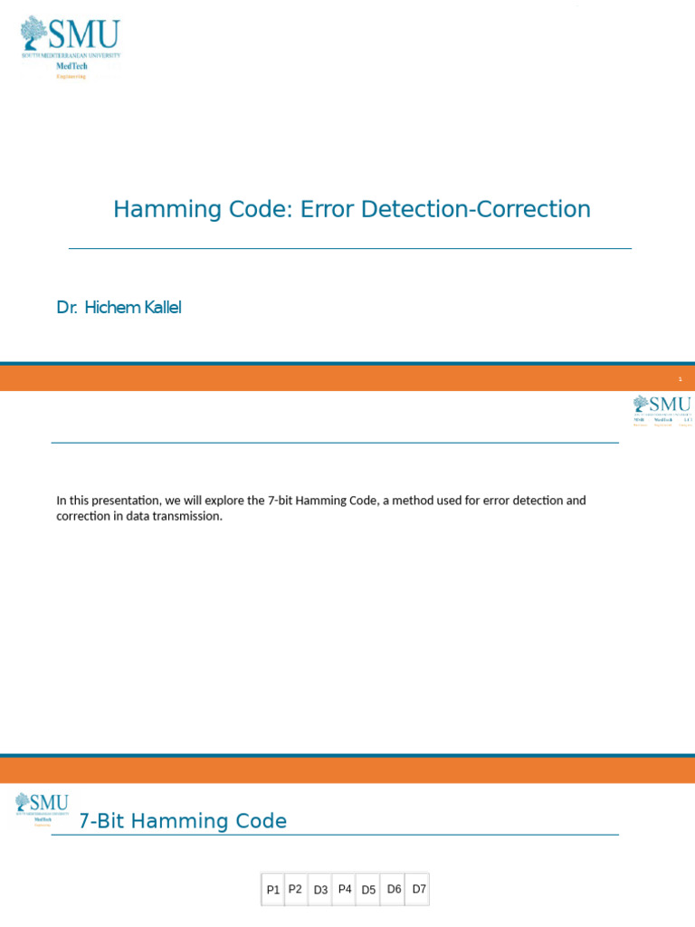 Hamming Code | PDF