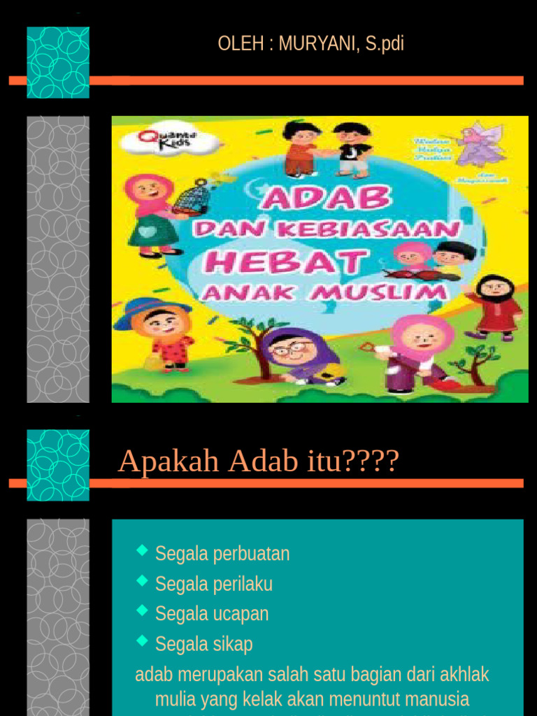 Indahnya Adab Islami | PDF