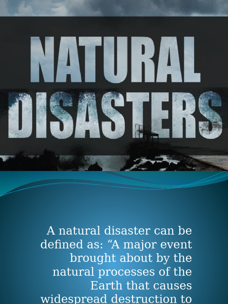 Project On Natural Disaster | PDF