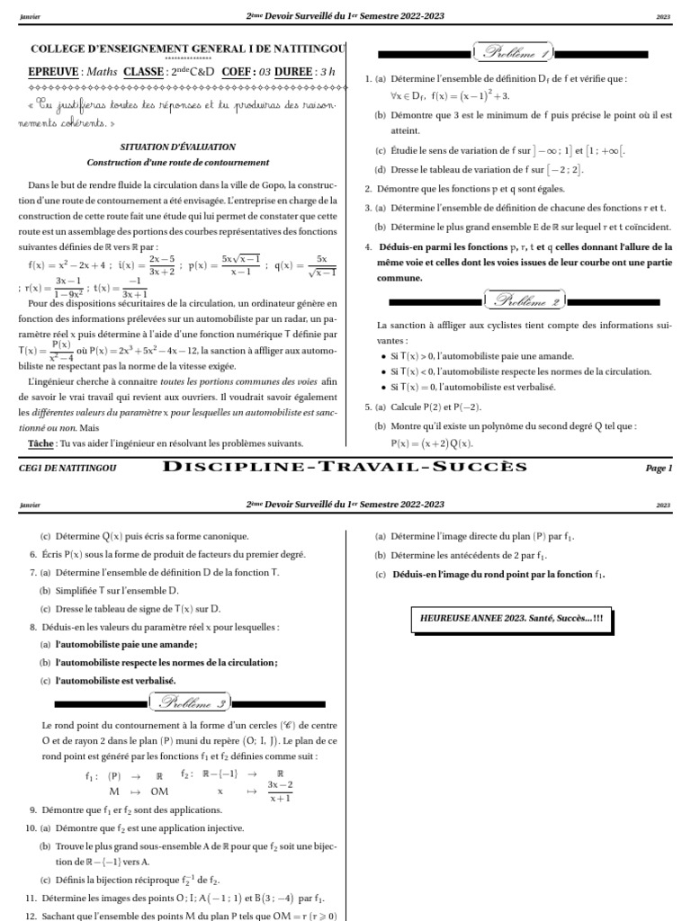 D2S1 2ndeCD 22-23 | PDF