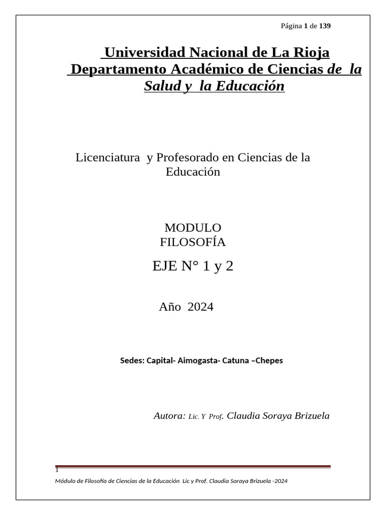 Parte Explicativa Del Módulo Eje 1 y 2 | PDF