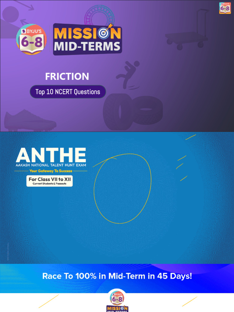 FRICTION Top 10 NCERT EXEMPLAR | PDF