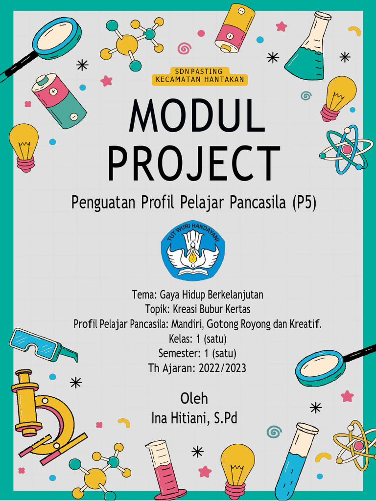 Modul Project SDN Pasting Bubur Kertas Kelas 1 | PDF | Kajian Bahasa Asing