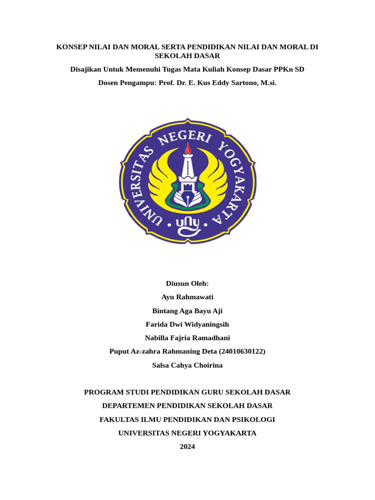 Kel. 5 Konsep Dasar PPKN SD | PDF