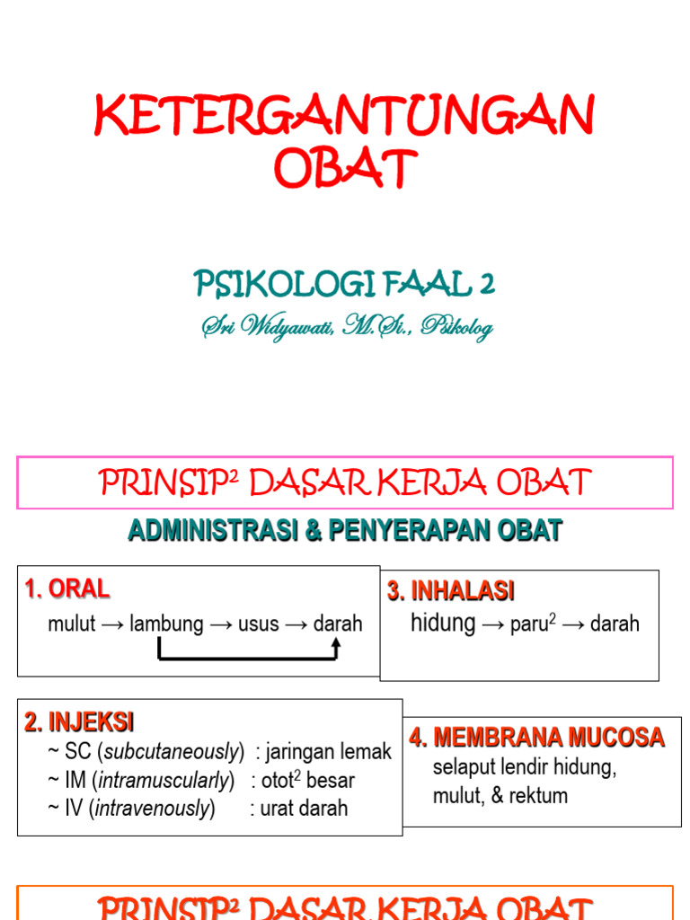 Ketergantungan Obat | PDF