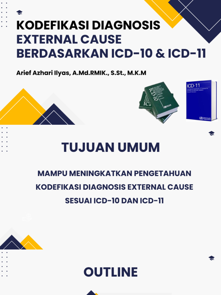 Arief Azhari Ilyas - External Cause ICD 10 Dan ICD 11 | PDF