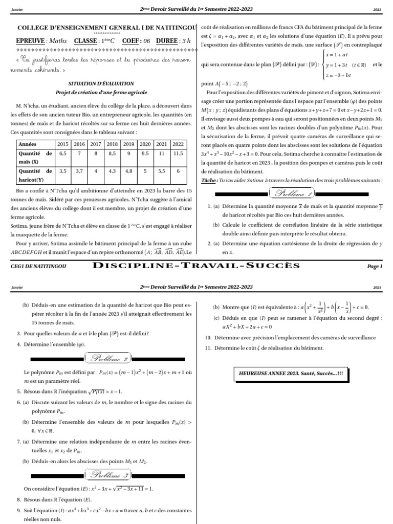 D2S1 1erec 22-23 | PDF