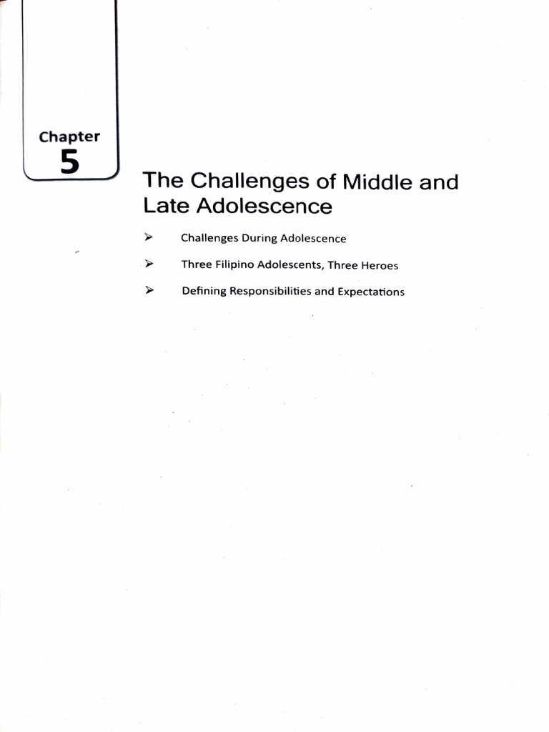 Challenges During Adolescence | PDF