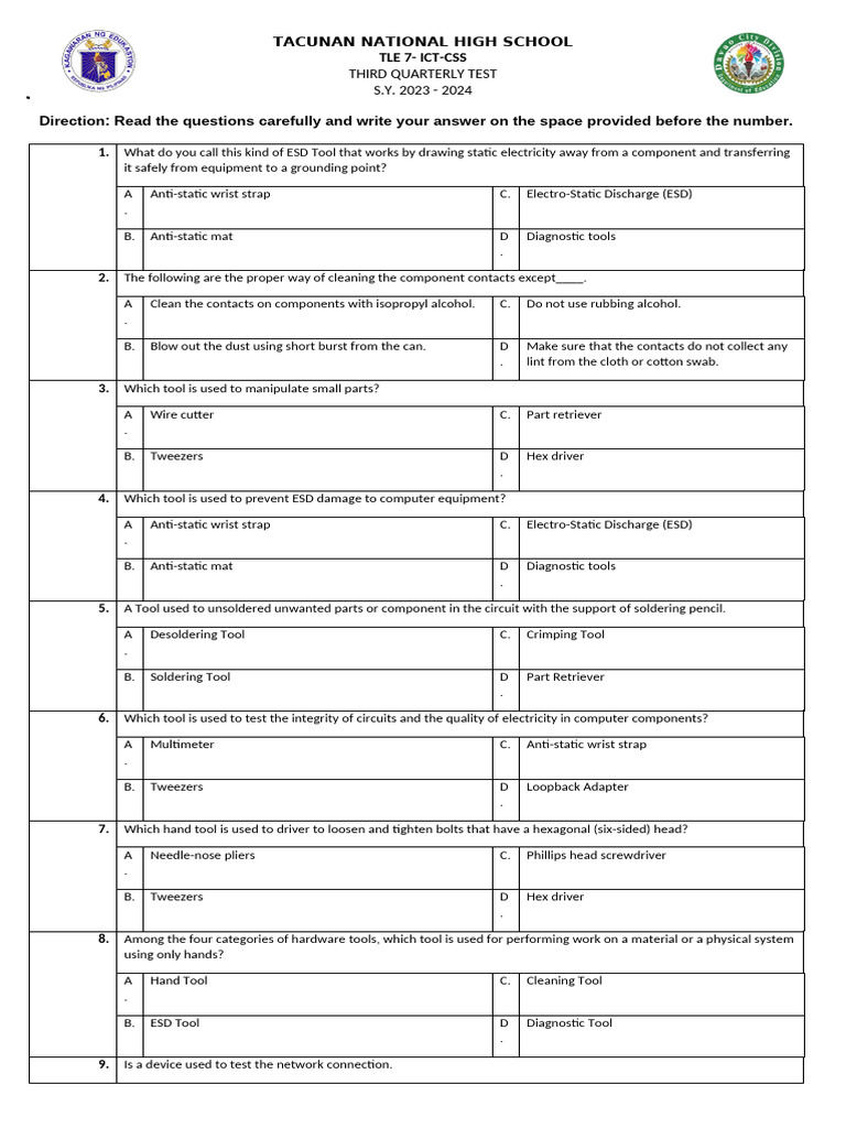 Q3-Tle7 - Ict-Css | PDF | Antivirus Software | Games & Activities