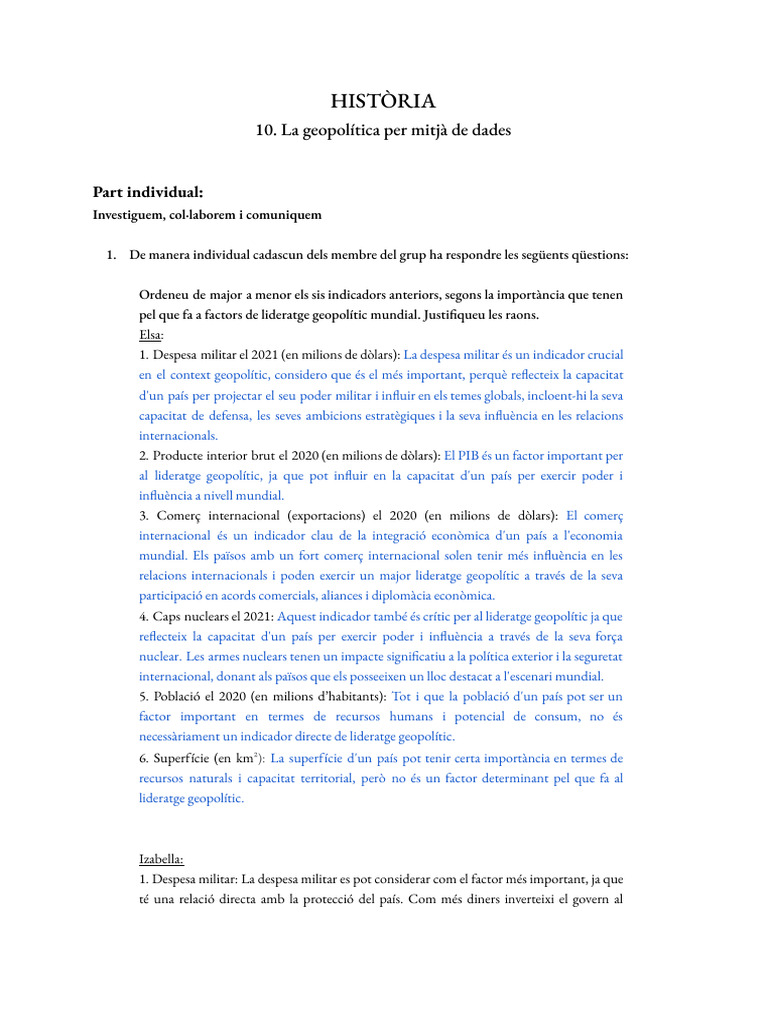 Projecte Final - Història | PDF