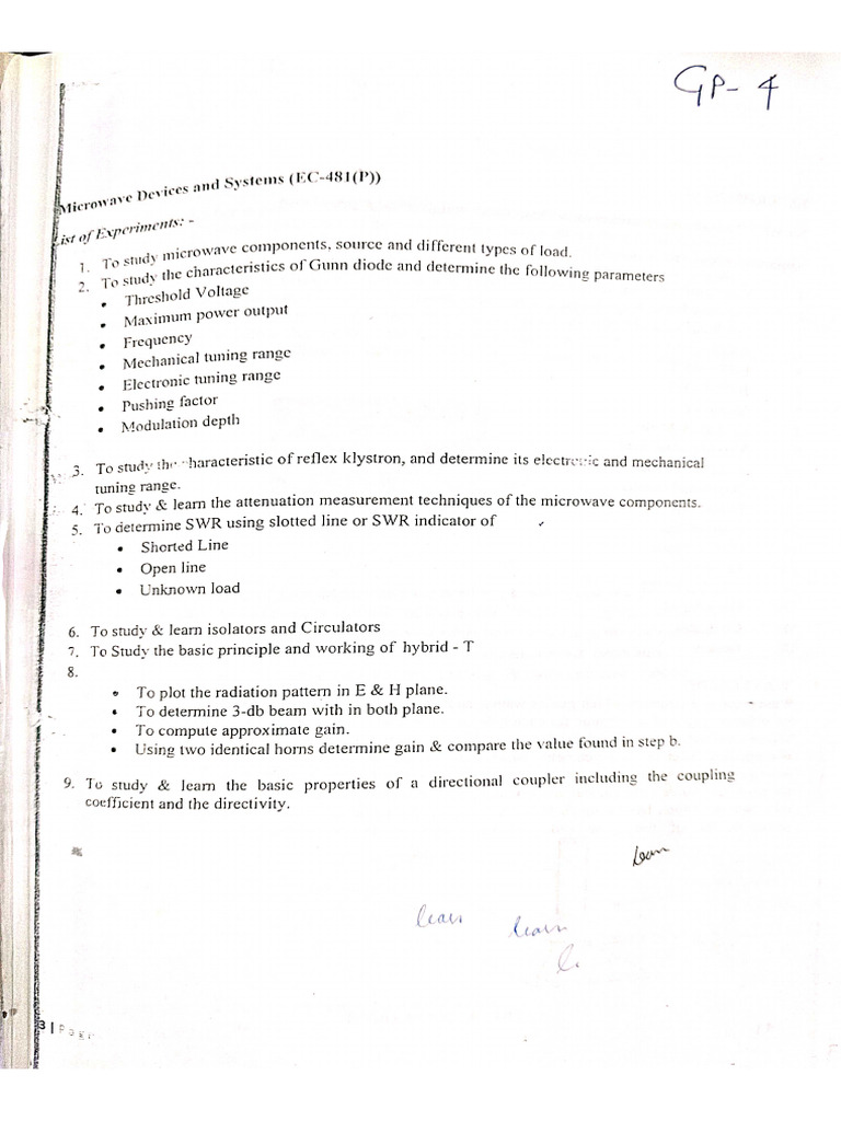 Ec-316 Lab 1&3 | PDF