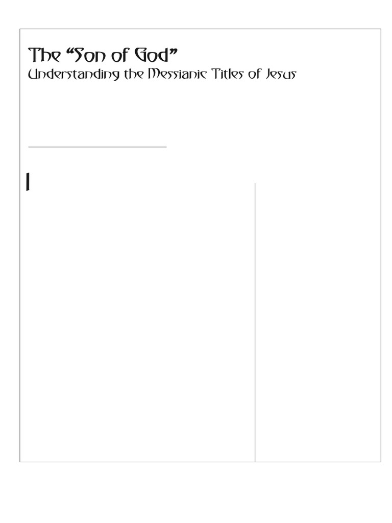 Son of God | PDF