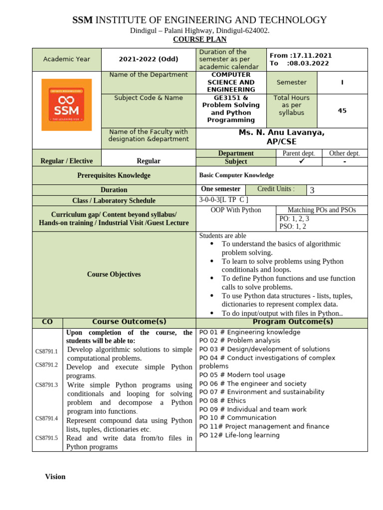 Lesson Plan Mech | PDF | Control Flow | Art