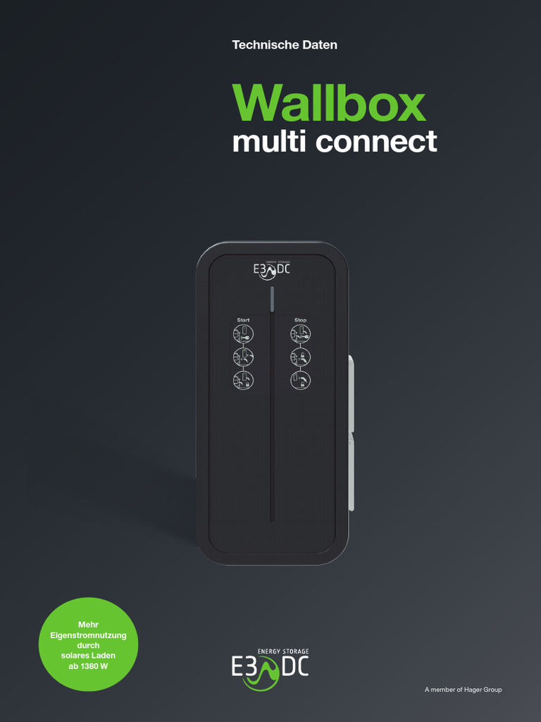 E3DC - Technisches Datenblatt - Wallbox Multi Connect I - 2024 02 19 ...