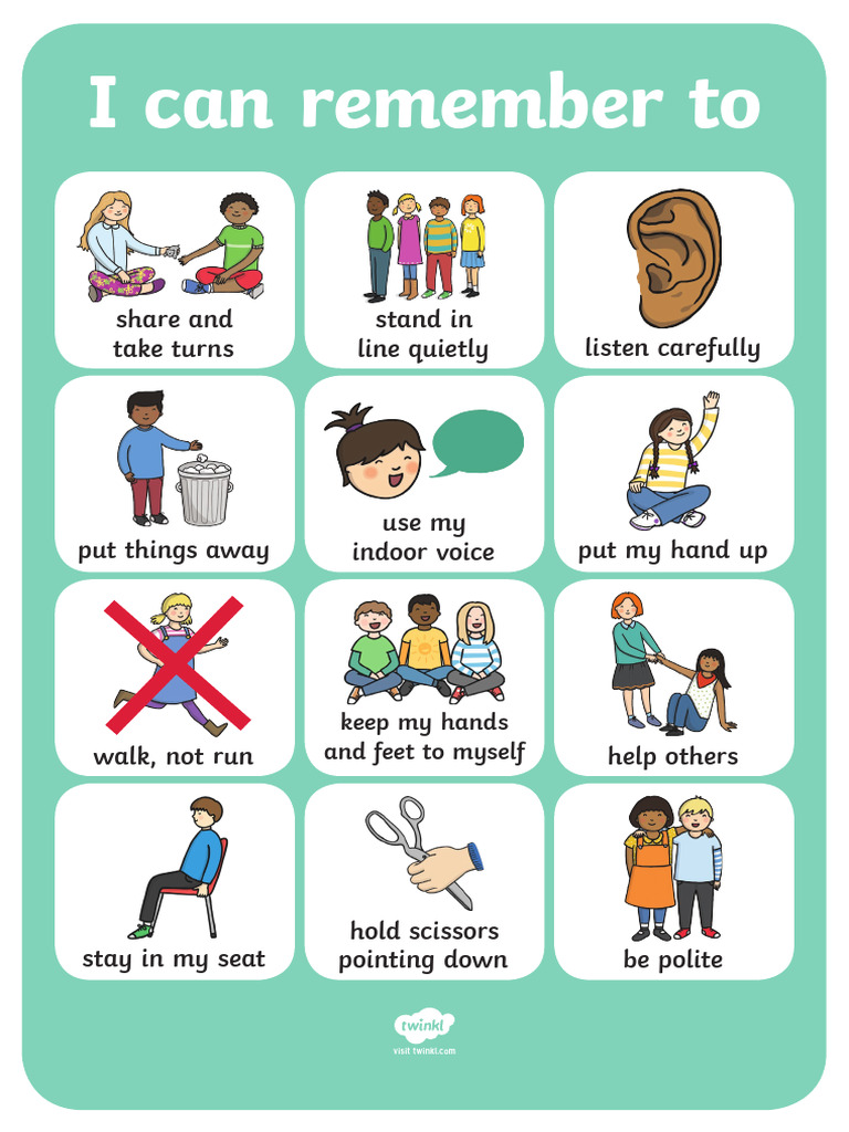 A3 Good Manners Display Poster | PDF