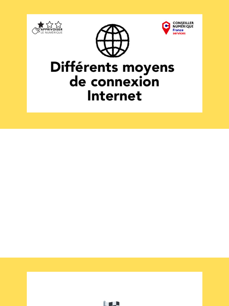 1 - Decouvrir Differents Moyens de Connexion A Internet | PDF