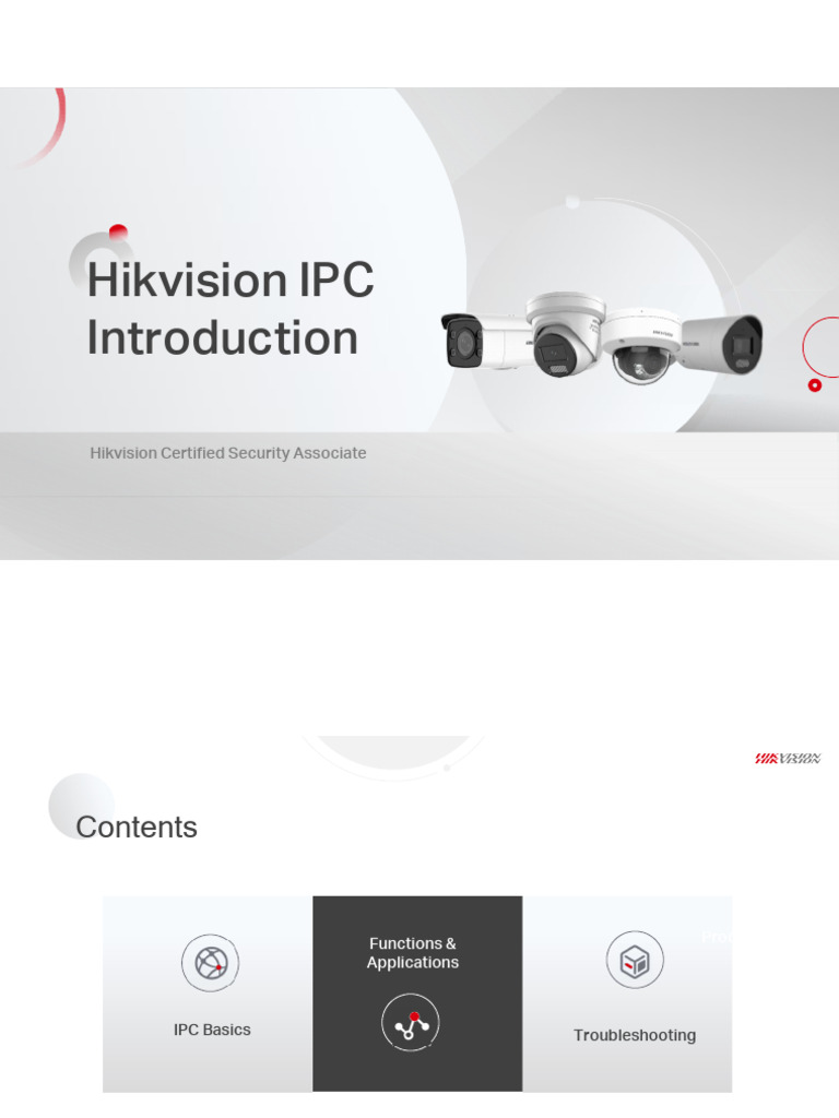Hikvision IPC Intro V11 | PDF