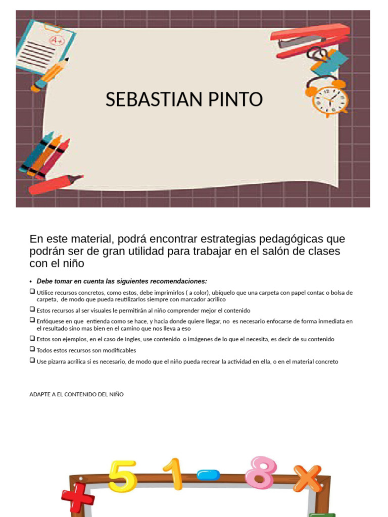 Estrategias Pedagogicas SEBASTIAN PINTO | PDF