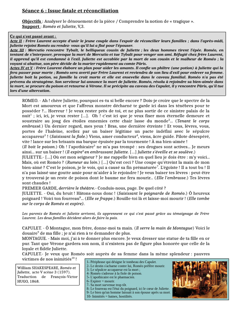 Séance 6 Dénouement | PDF