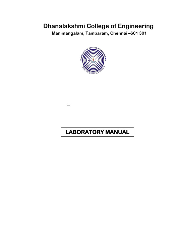 EDC Lab Manual-1 | PDF