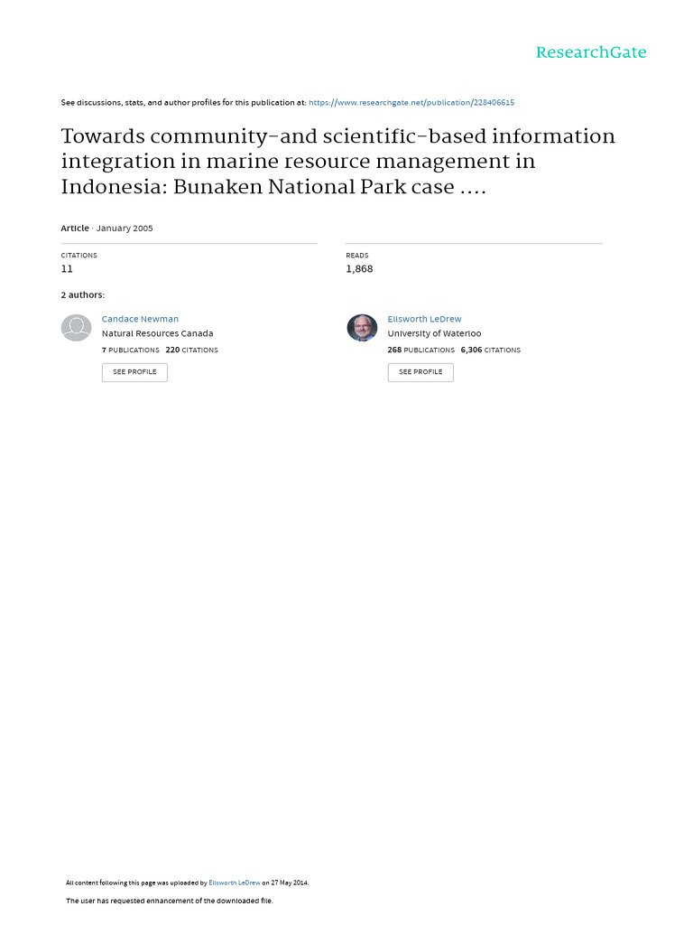 Towards Community-And Scientific-Based Information | PDF