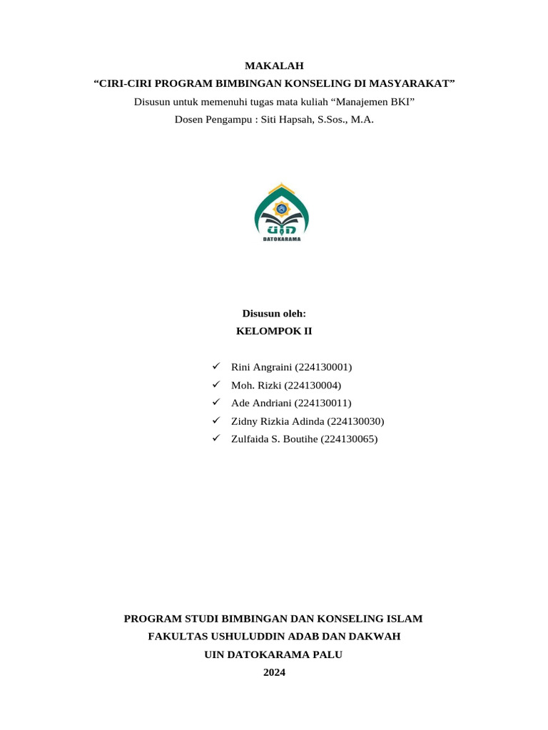 Kel 5 Management Bki | PDF