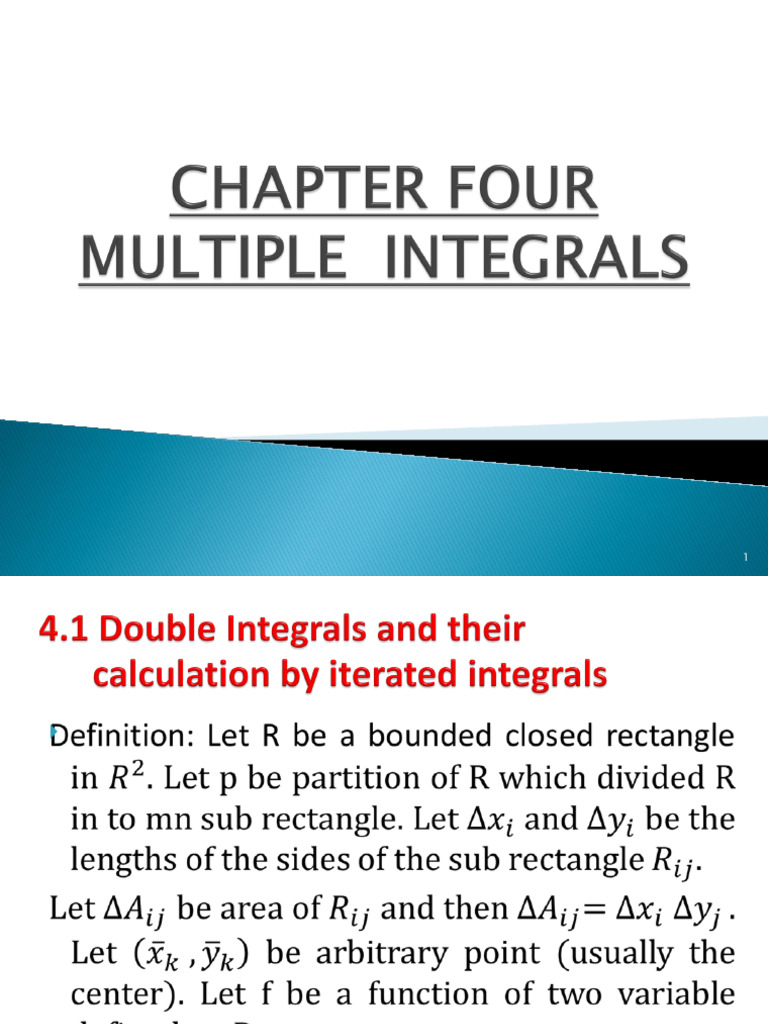 Applied II CH 4-Multiple Integral) Obsi JR | PDF | Sphere | Teaching Methods & Materials