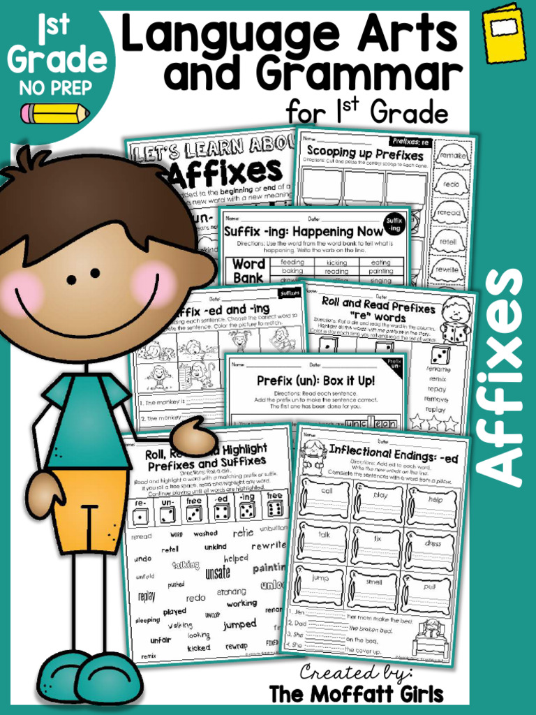 1st Grade grammar Affixes( | PDF