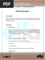 One PTE Core Respond To A Situation Template | PDF