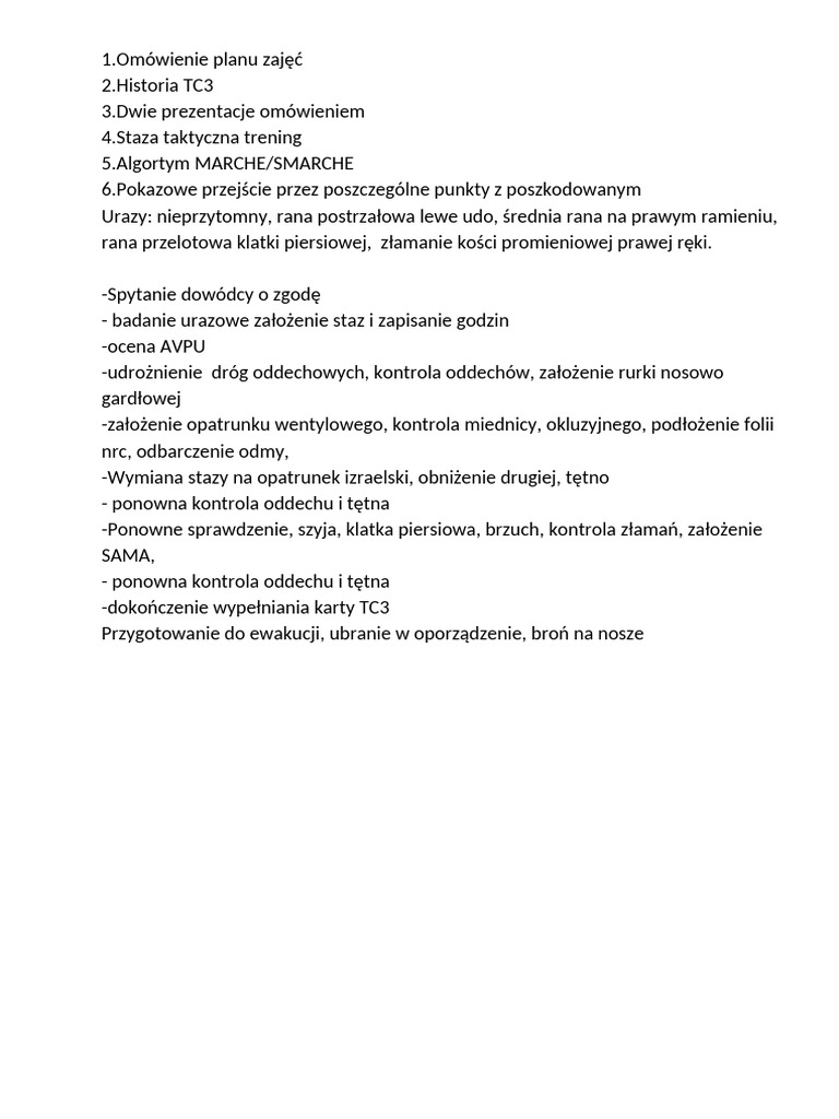 TC3 Plan | PDF