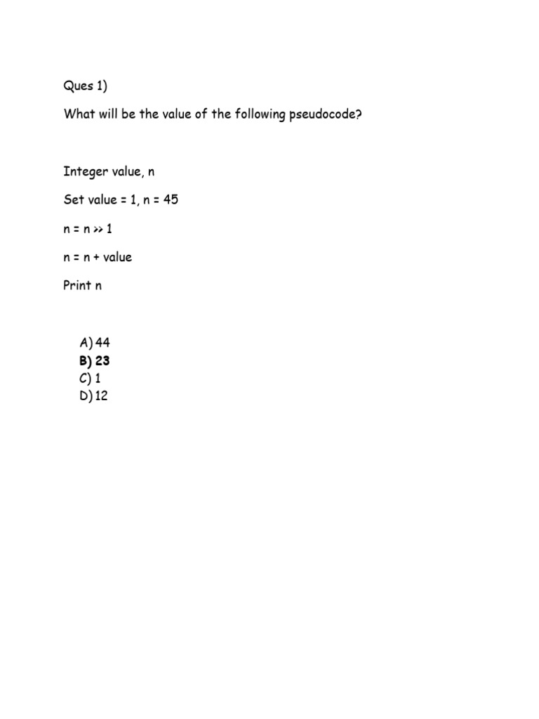Pseudocode | PDF