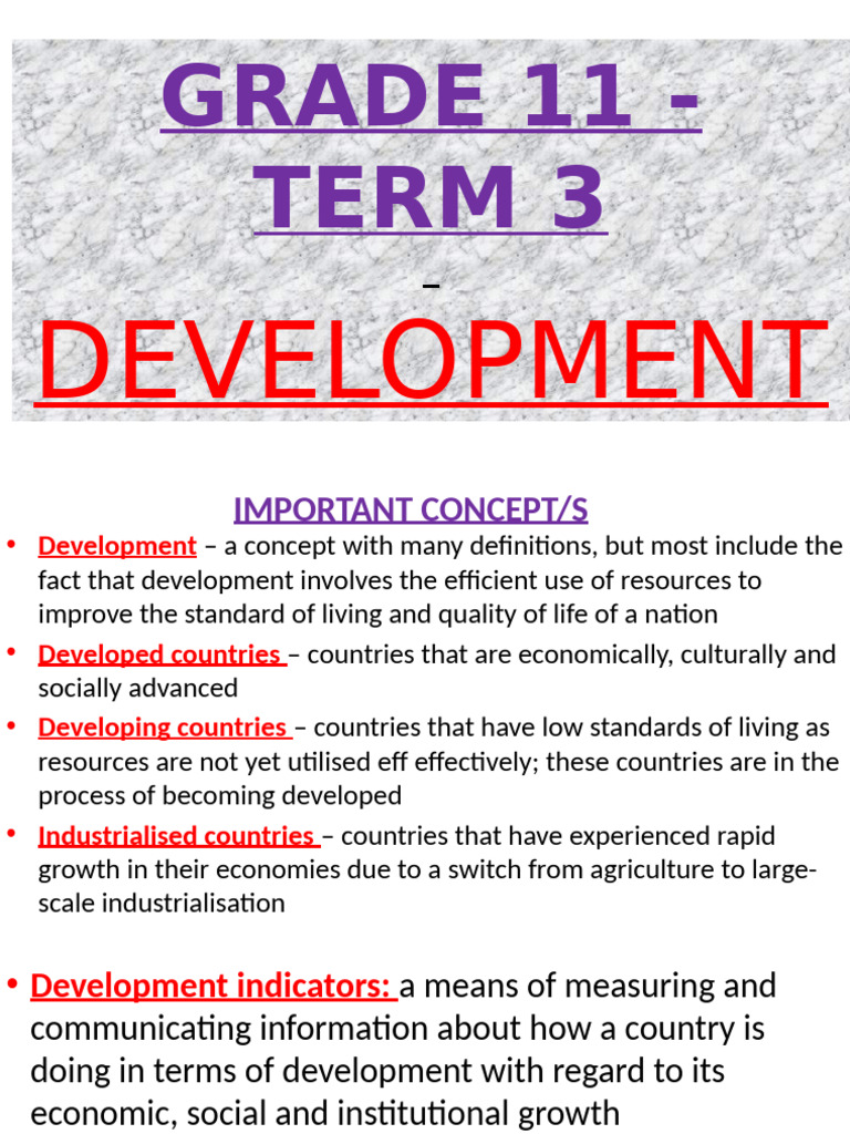 Grade 11 Term 3 and 4 | PDF