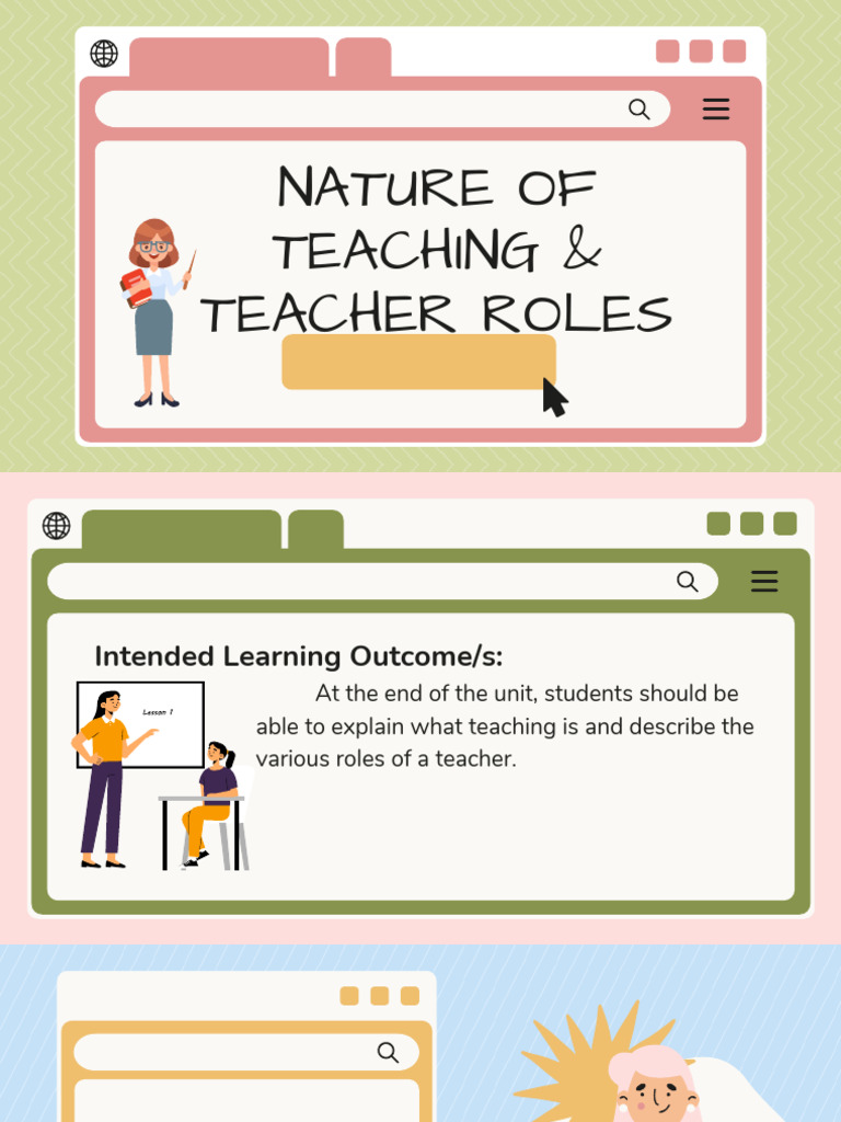 Nature of Teaching & Teacher Roles | PDF