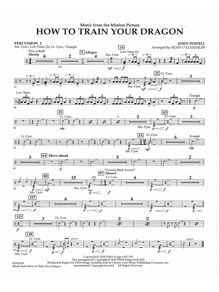 23 - Percussion 2 - How To Train Your Dragon | PDF
