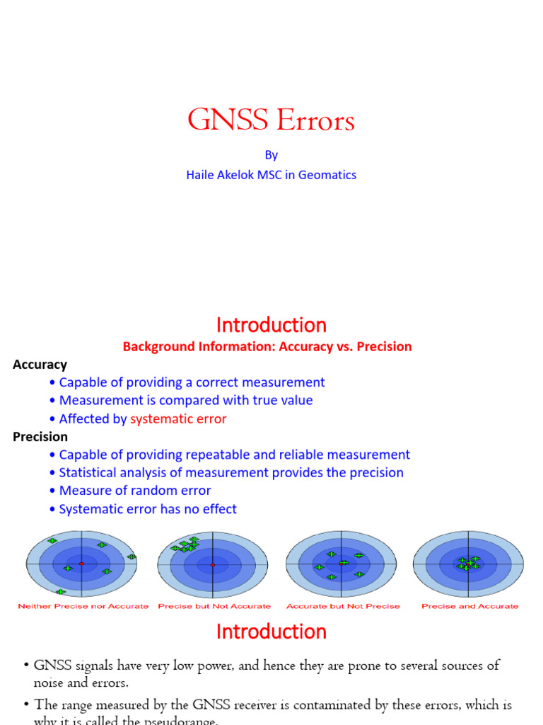 GNSS Errors | PDF