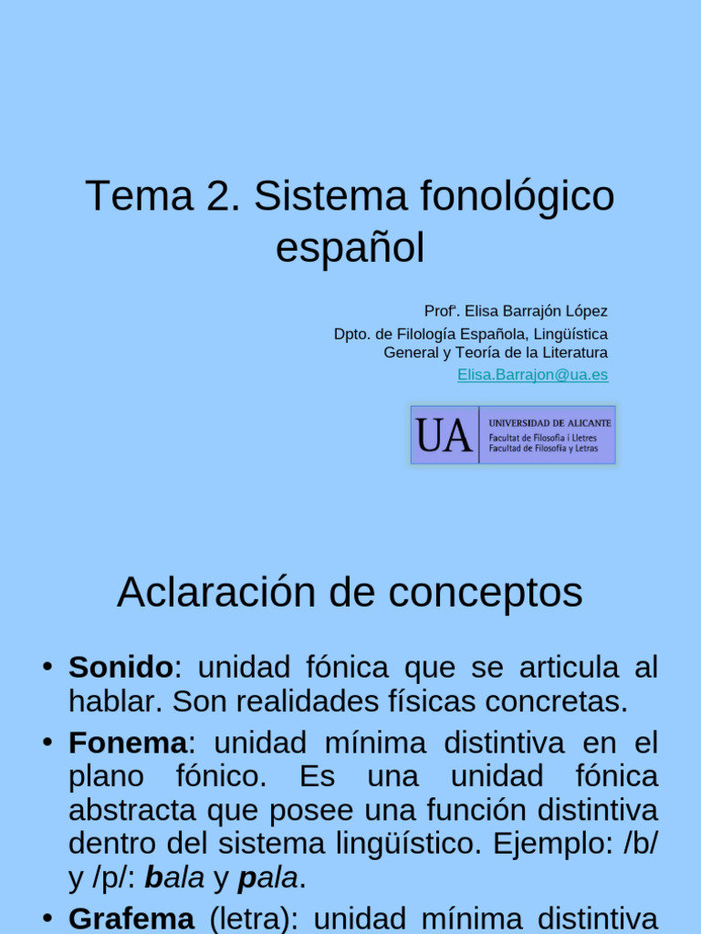 Presentacion Tema2 | PDF