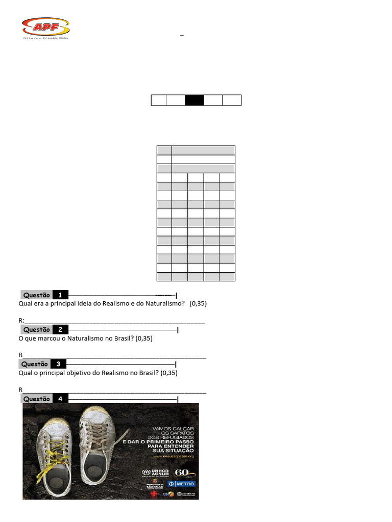 Ava 2ºano 2bim Apf PDF | PDF